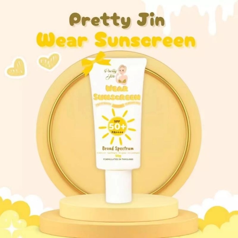 Pretty Jin WEAR SUNSCREEN SPF50+ PA++++ | Shopee Philippines