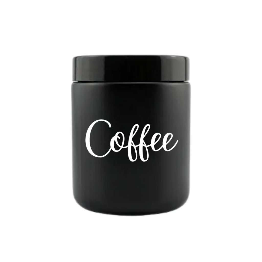 Hiraya Ph Black Plastic Canister Jar Garapon 500ml / 1000ml Kitchen ...
