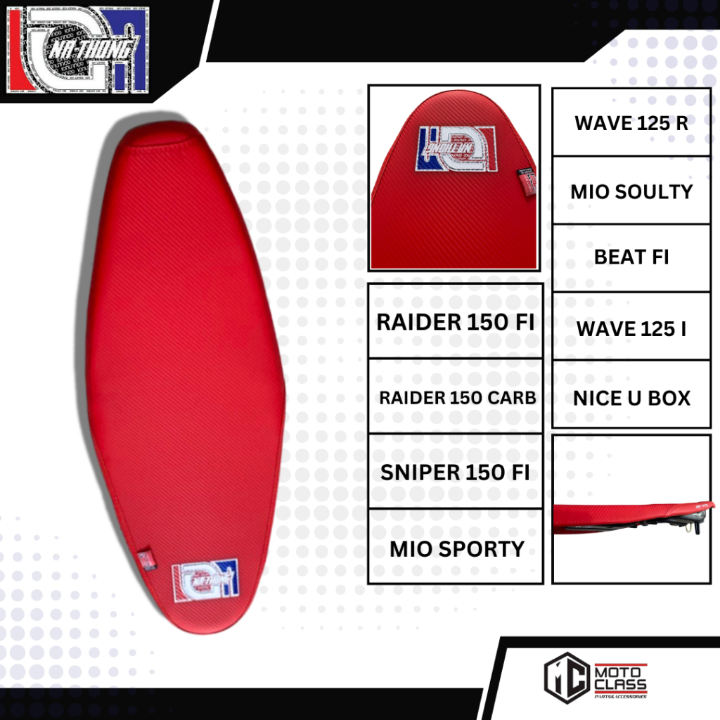 NATHONG FLAT SEAT RED (THAI LOGO) | Shopee Philippines