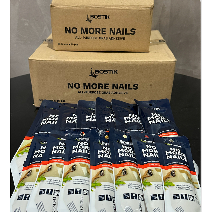 BOSTIK NO MORE NAIL PER BOX(30g,100g,300g) | Shopee Philippines