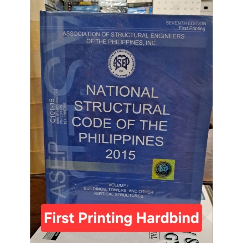 NSCP National Structural Code of the Philippines 2015 First and Second Printing | Shopee Philippines