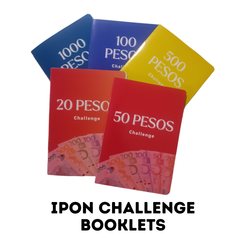 Ipon Challenge Booklet Fixed Denomination | Shopee Philippines