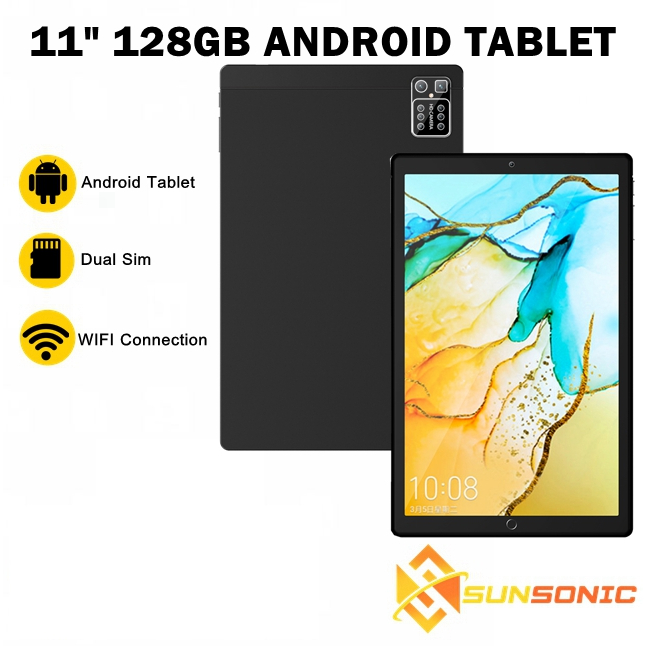 11 Inches Tablet 8Gb + 128Gb Learning Computer Dual Sim Pc Android ...