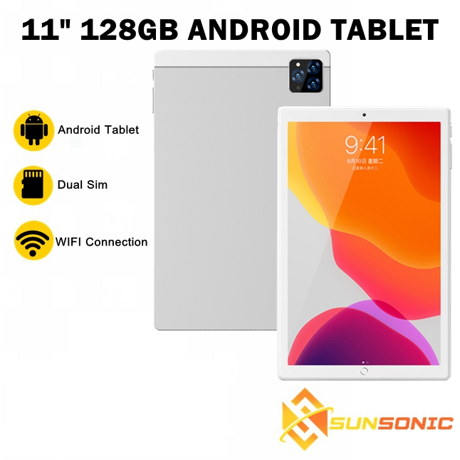 11 Inches Tablet 8Gb + 128Gb Learning Computer Dual Sim Pc Android ...