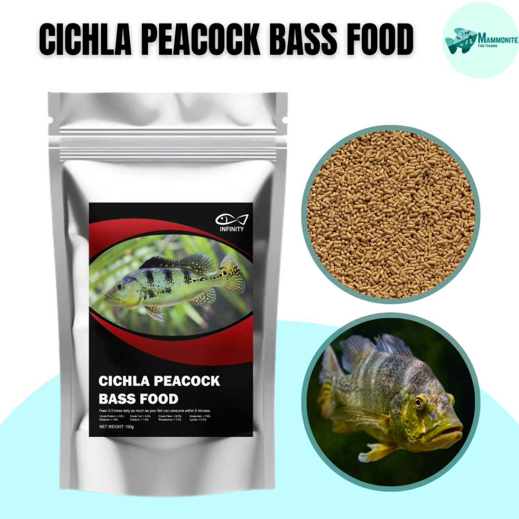 Cichla Peacock Bass Food / Fish Food Stick / Cichla Food | Shopee ...