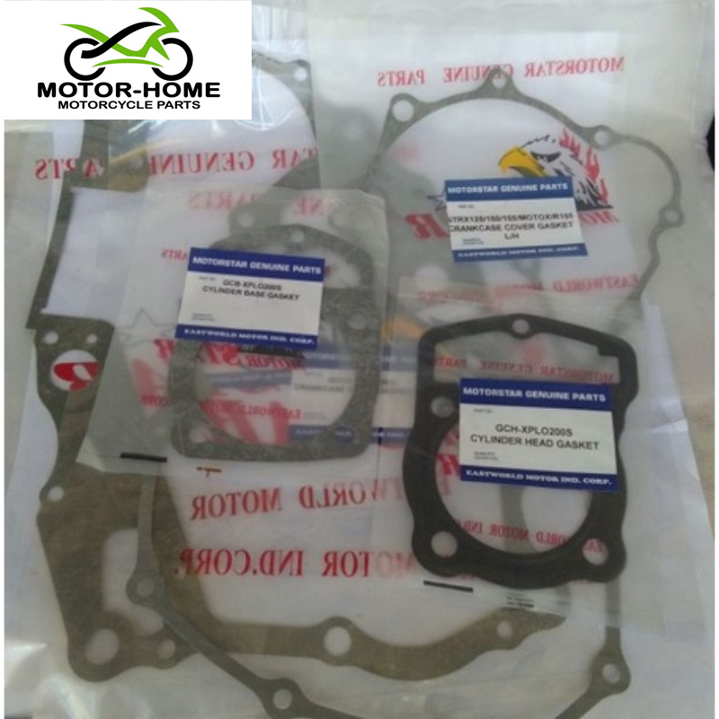 MOTORSTAR OVERHAULING GASKET SET XPLO200S/X/II ORIGINAL MOTORCYCLE ...