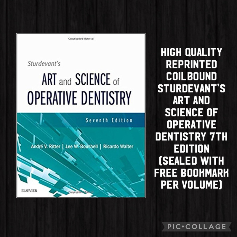 Sturdevant’s Operative Dentistry 7th Edition Riter Boushell Walter ...