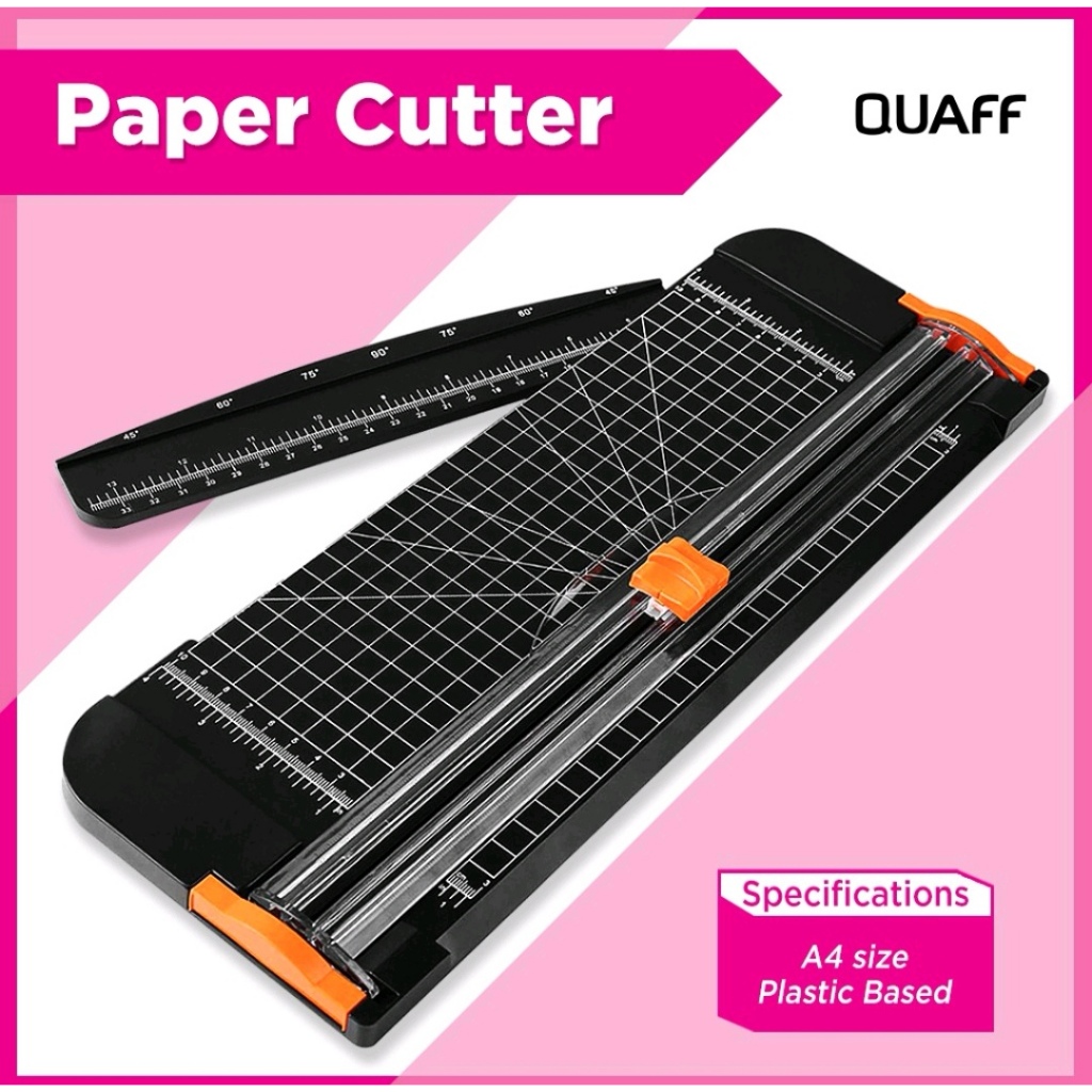 Paper Cutter Plastic Based/Paper Trimmer A4 Size | Shopee Philippines