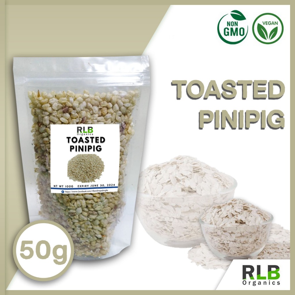 50 grams Pinipig Toasted Cooked Pinipig HaloHalo Topping Dessert ...