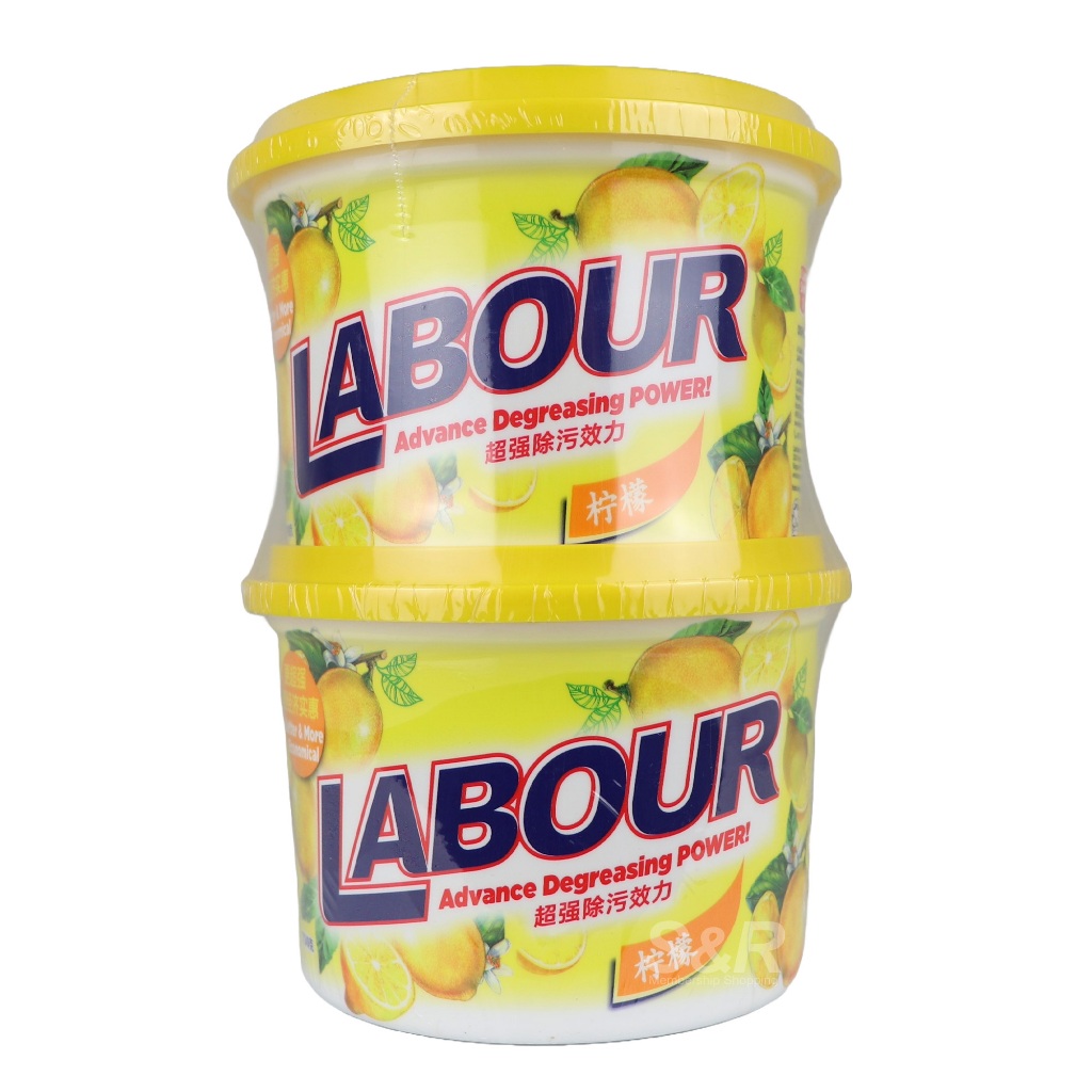 Labour Dishwashing Paste Lemon with Advance Degreasing Power 2x750g ...