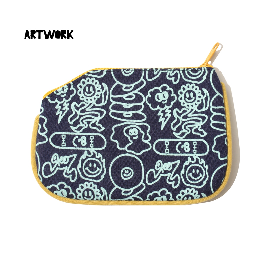 ARTWORK Sun and Flower Doodle (Coin Purse) | Shopee Philippines