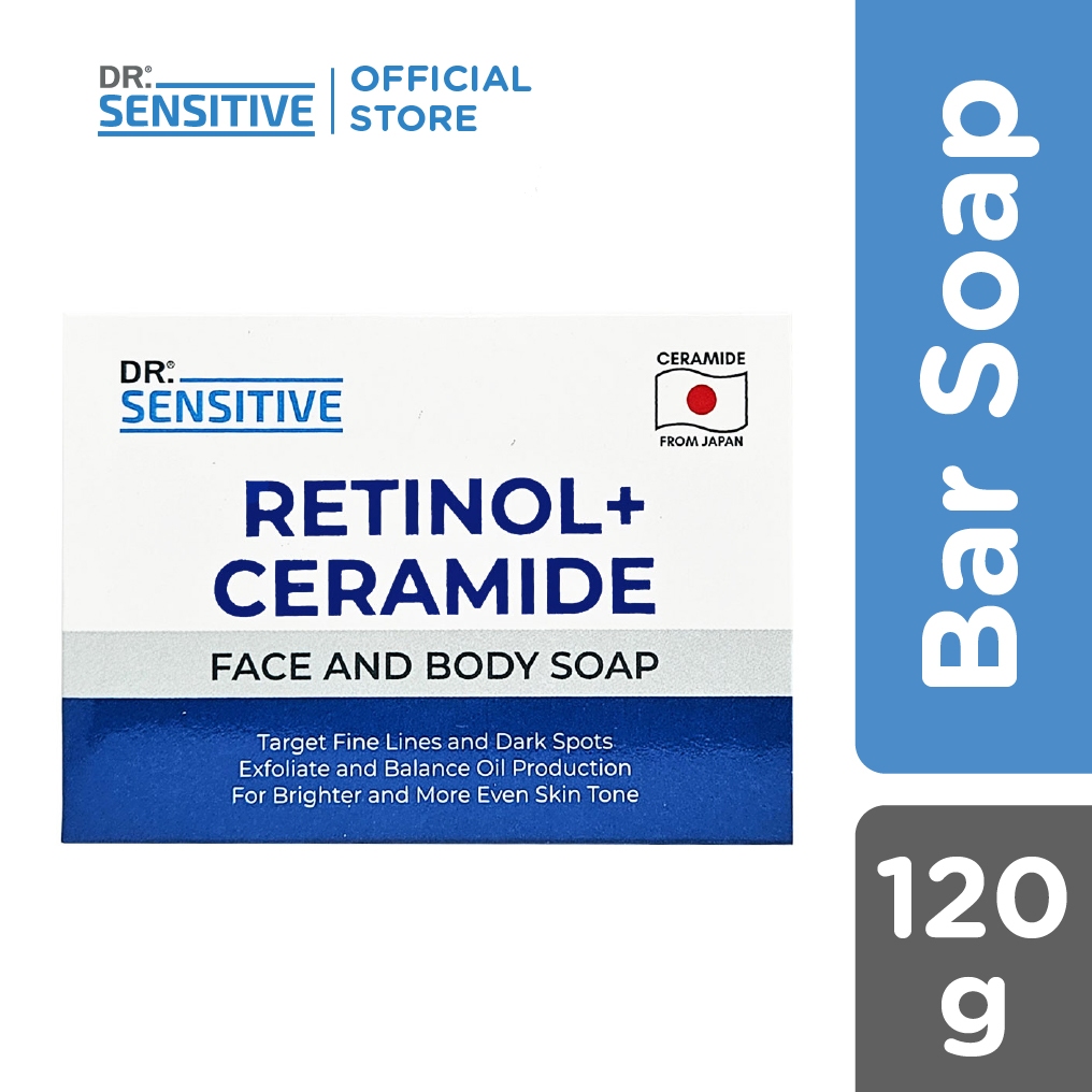 Dr. Sensitive Retinol + Ceramide Face and Body Bar Soap | Shopee Philippines
