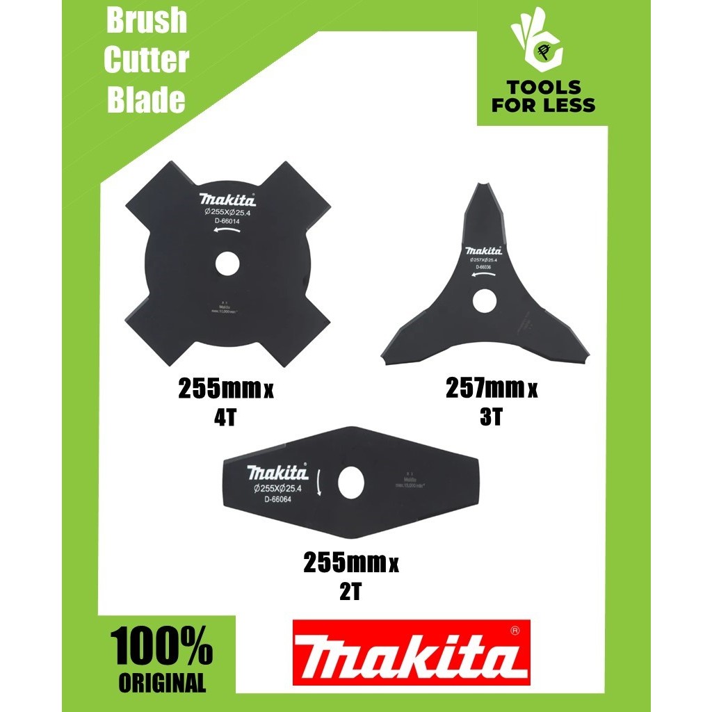 Makita Brush Cutter Blade (255mm x 2T, 257mm x 3T & 255mm x 4T) | Shopee Philippines