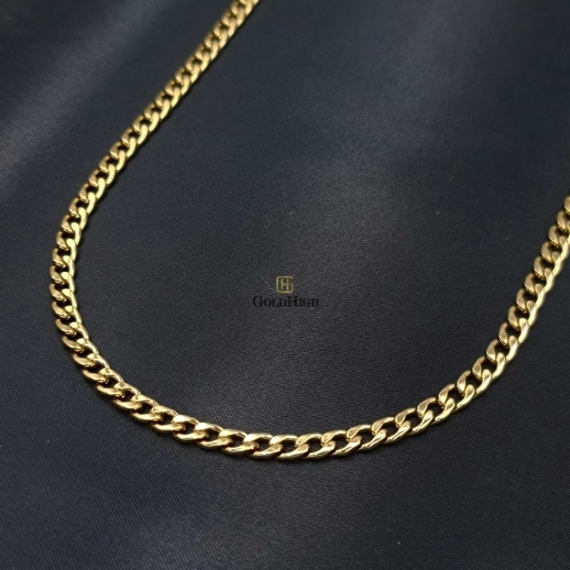 GoldHigh Cuban Thick Necklace Chain | Shopee Philippines
