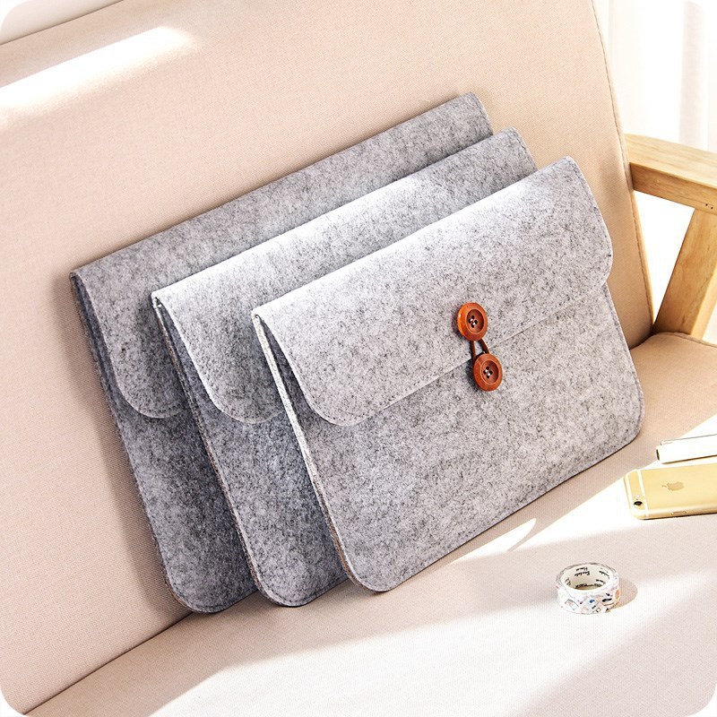 A4 File Bag Paper Organizers Document Envelope Wool Felt Material ...