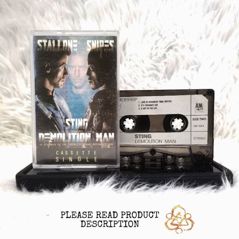 DEMOLITION MAN STING OST ALBUM CASSETTE TAPE | Shopee Philippines