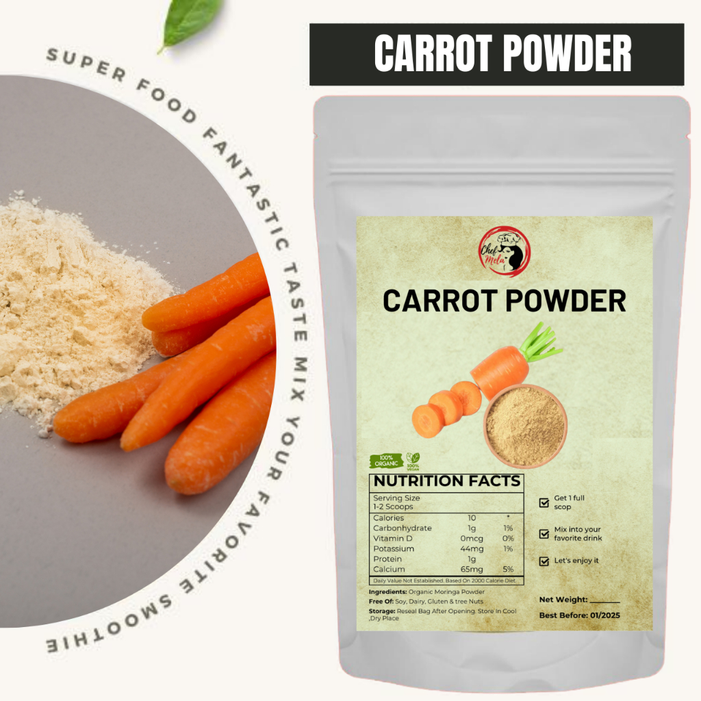 Pure Carrot Powder -Carrot Powder | Shopee Philippines