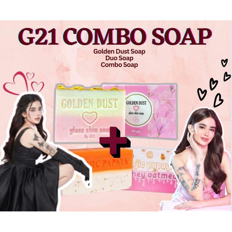 G21 Combo Soap (Duo Soap + Golden Dust) | Shopee Philippines
