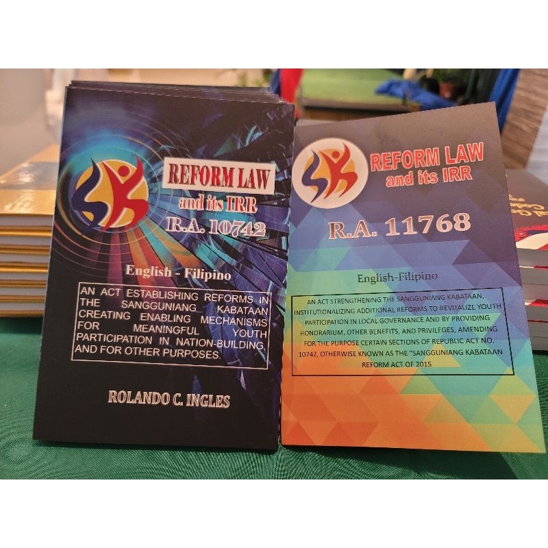 SK Sangguniang Kabataan Reform Law and its IRR TAGALOG-ENGLISH Version ...