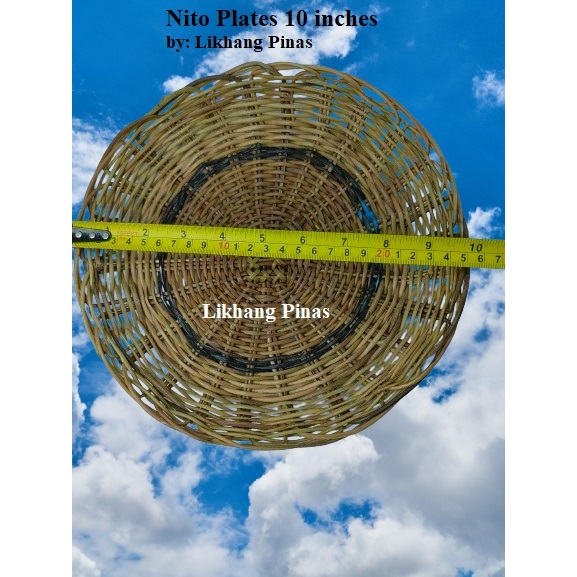 Nito Plates, reusable, pangmatagalan Matibay Set of 3 pcs. Factory ...