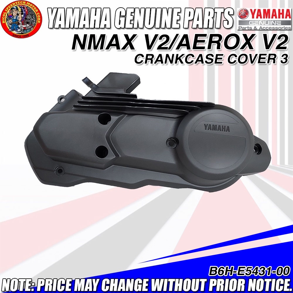 NMAX V2/AEROX V2 CRANKCASE COVER 3 (YGP) (Genuine: B6H-E5431-00 ...