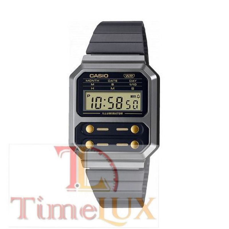 CASIO VINTAGE GUN METAL A100WEGG 1A2 (PRE ORDER) | Shopee Philippines