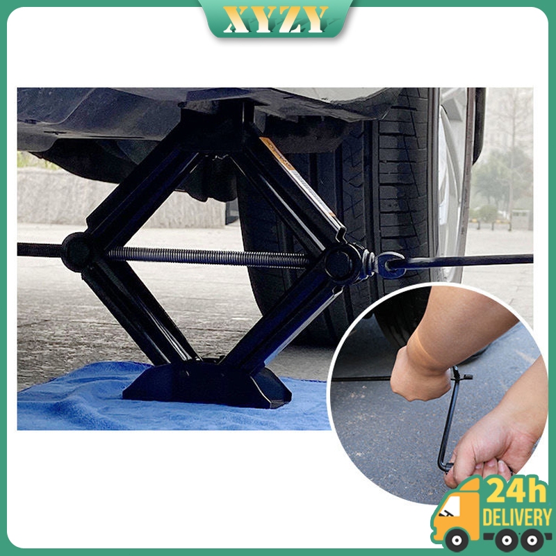 Hand-Cranked Van Special Tire Unloading Tool Car Tire Changing Jack 1.5 ...