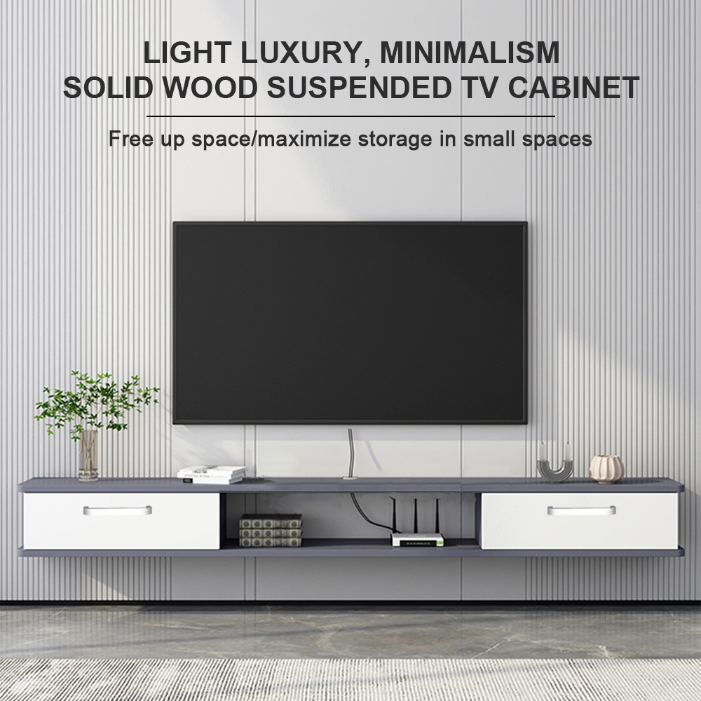 Simple Wall Mounted TV Cabinet Combination Wall Mounted TV Cabinet Set ...