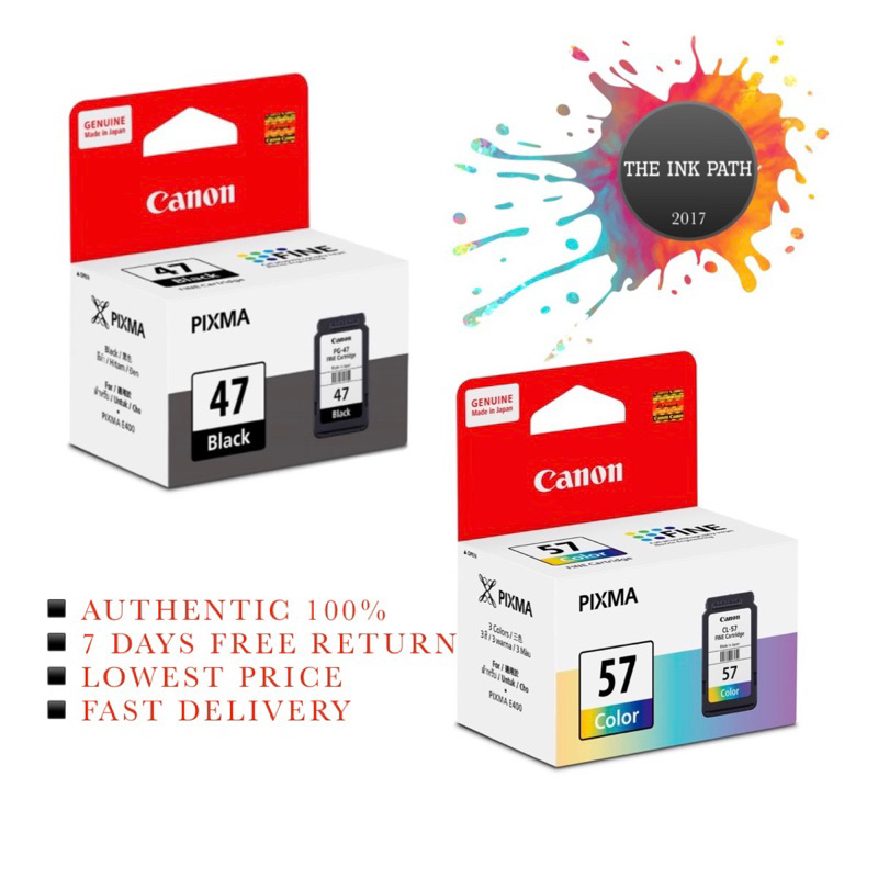 Genuine PG-47 CL-57 Ink Cartridge 47 57 ink cartridge | Shopee Philippines