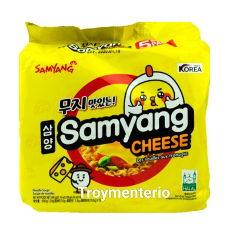 Samyang Cheese Noodles Soap (120g x 5pcs) Made in S. Korea | Shopee ...