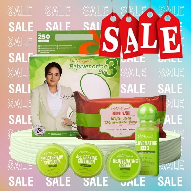 ‼️ORIG SET1 & SET3 Skin Magical Rejuvenating Set - Whitening, Anti-Acne ...