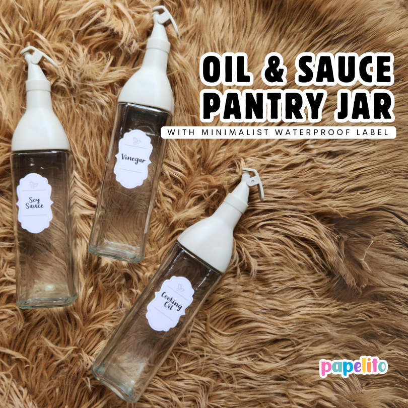 Pantry Jar | Oil & Sauce Bottle Only | Vinegar Soy Sauce Fish Sauce ...