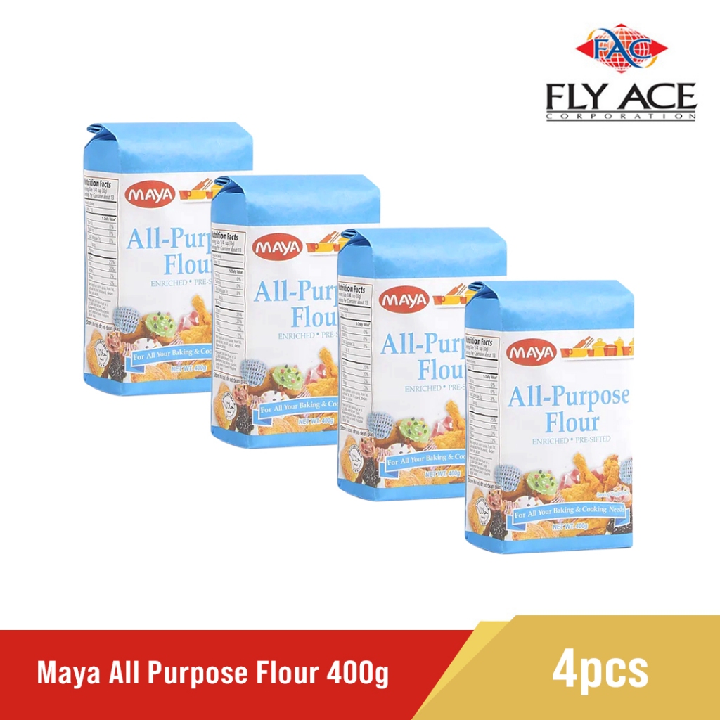 Maya All Purpose Flour 400g x 4 | Shopee Philippines