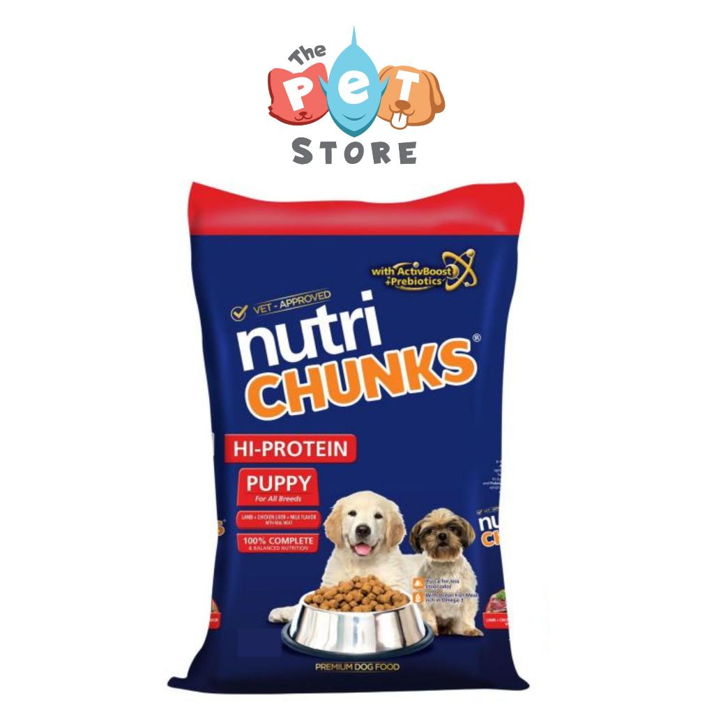 Nutri Chunks Hi-Protein Puppy Lamb 10kg (RED) | Shopee Philippines