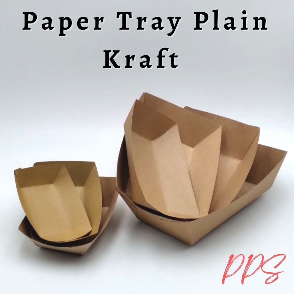 50PCS Food Kraft Paper Box Meal Paper Box Chicken Rice Takoyaki Box ...