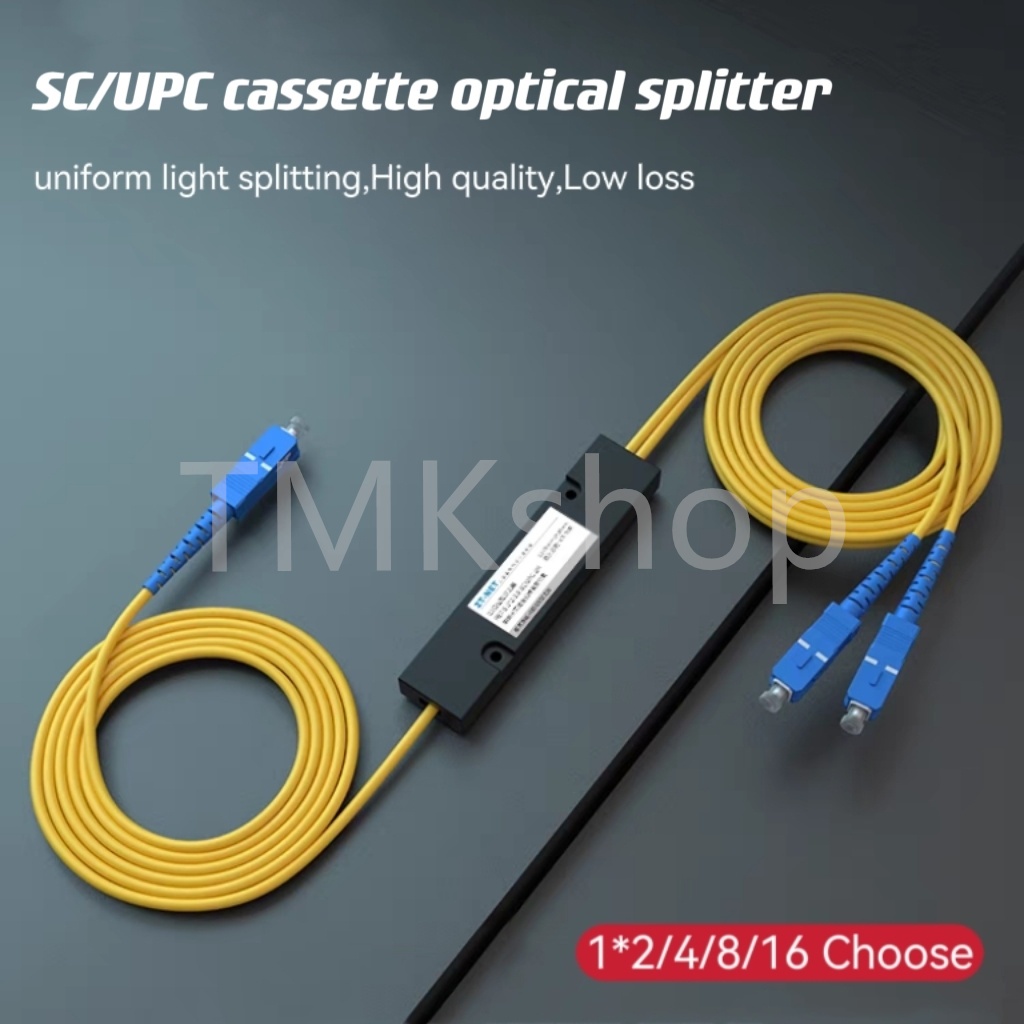 1*2/4/8/16 SC-UPC cassette splitter PLC optical fiber splitter pigtail ...