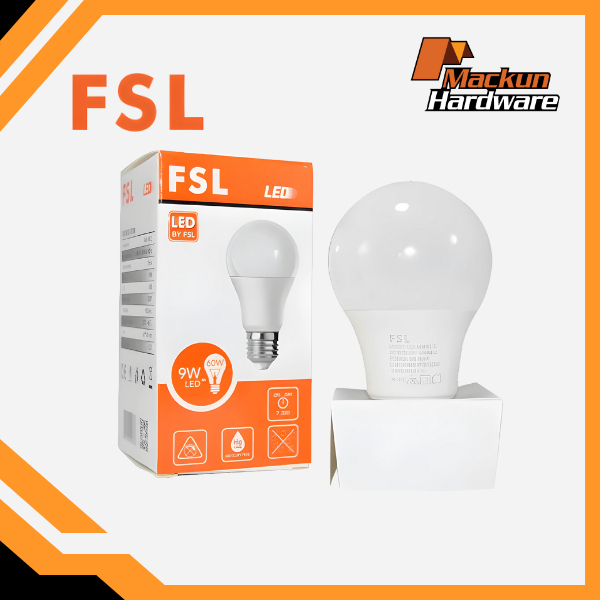 FSL LED BULB 9W DL AC90-265V Plastic coated aluminum | Shopee Philippines