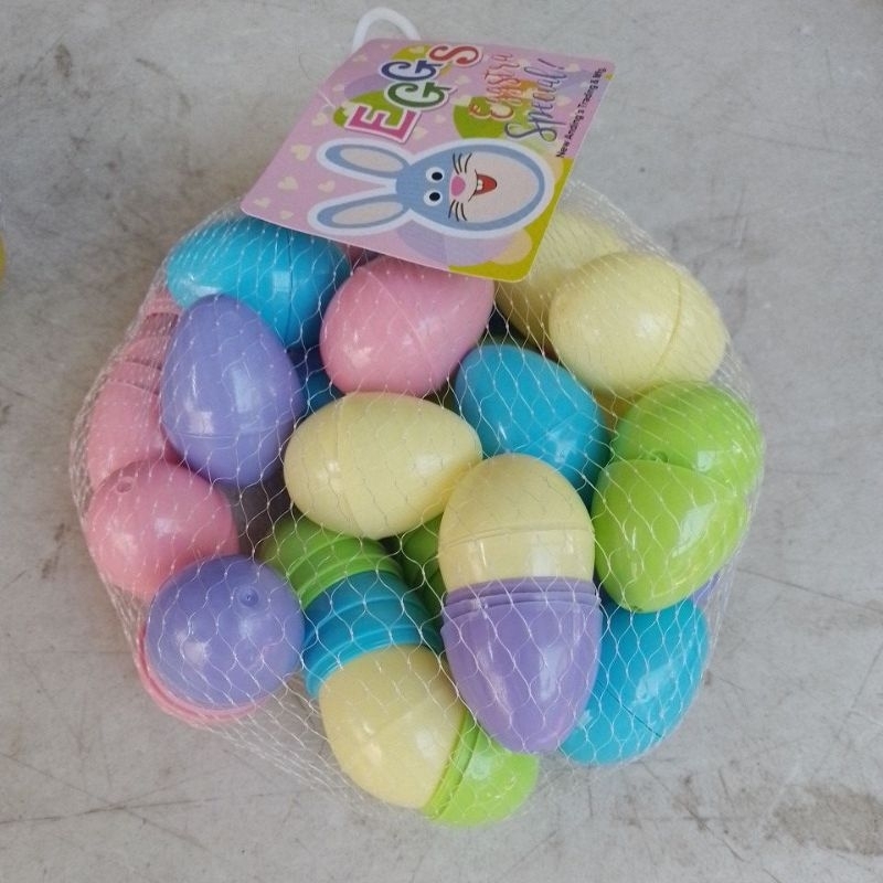 mini plastic eggtoys for kids(itlog pugo) /1.5inch 30pcs/pack | Shopee ...