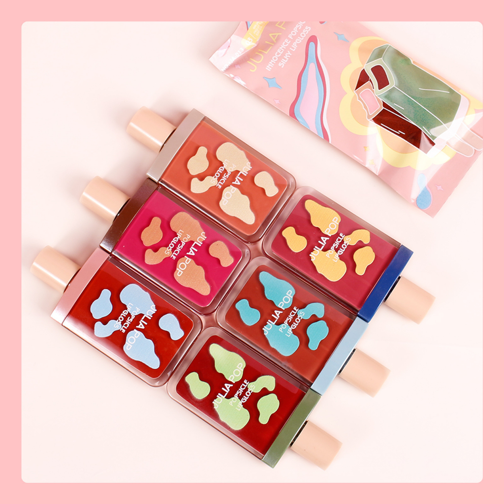 Julia Pop Matte Hydrating High Pigmentation Popsicle Liquid Lip Gloss ...