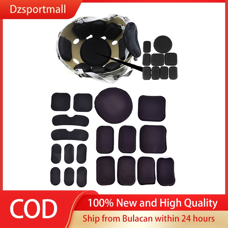 19Pcs/set Tactical Military Helmet Pads Hunting Helmet Protective Pad ...