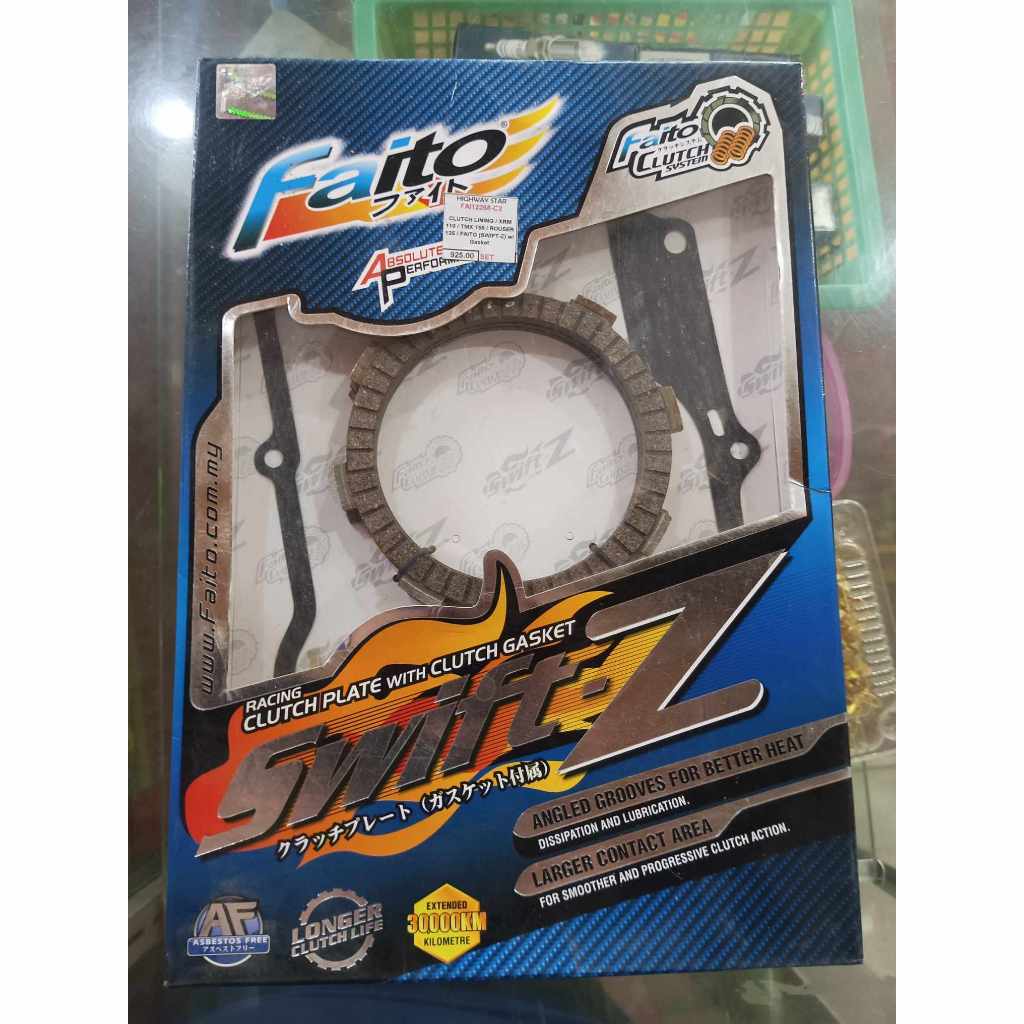 Faito Racing Clutch LIning System For Xrm110, Wave100, TMX155 ...