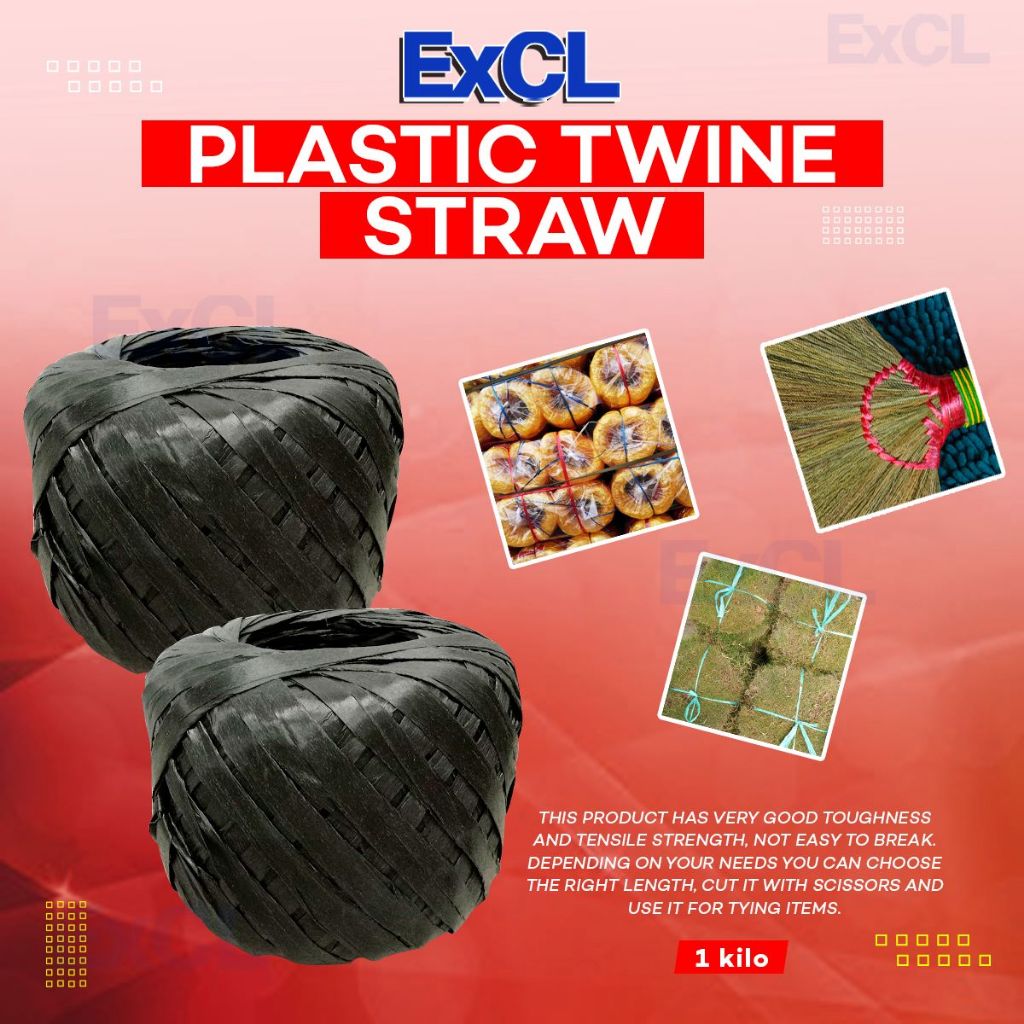 ExCL - Plastic Twine / Plastic Straw (1roll) | Shopee Philippines