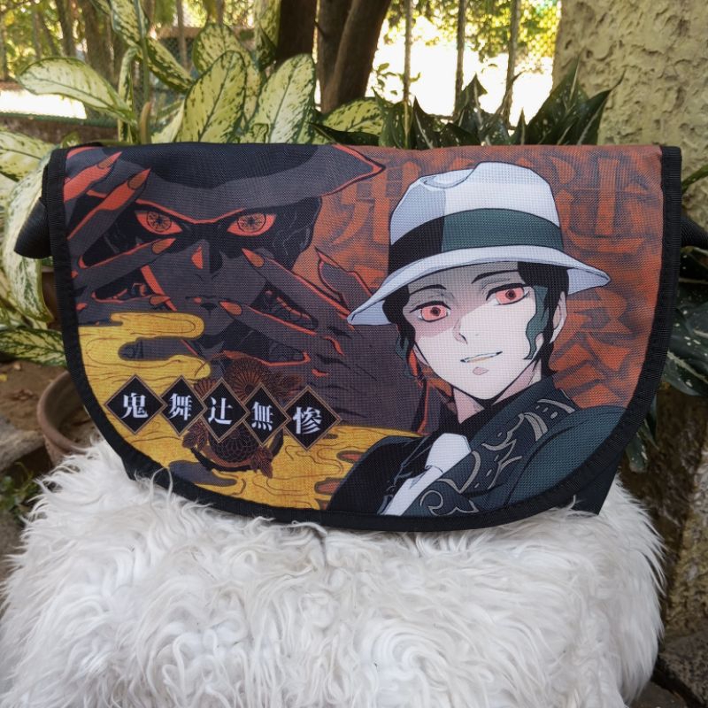 DEMON SLAYER Kibutsuji MUZAN Messenger Bag | Shopee Philippines