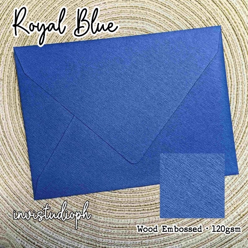Invitation Envelope ON-HAND | Navy Royal Blue Light Blue Dusty Blue ...
