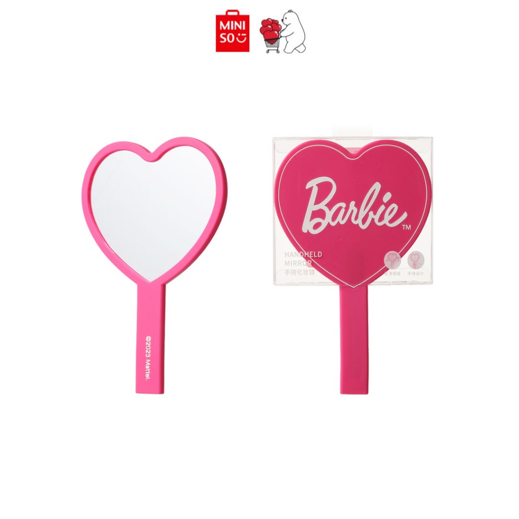 MINISO Barbie Collection Handheld Mirror | Shopee Philippines