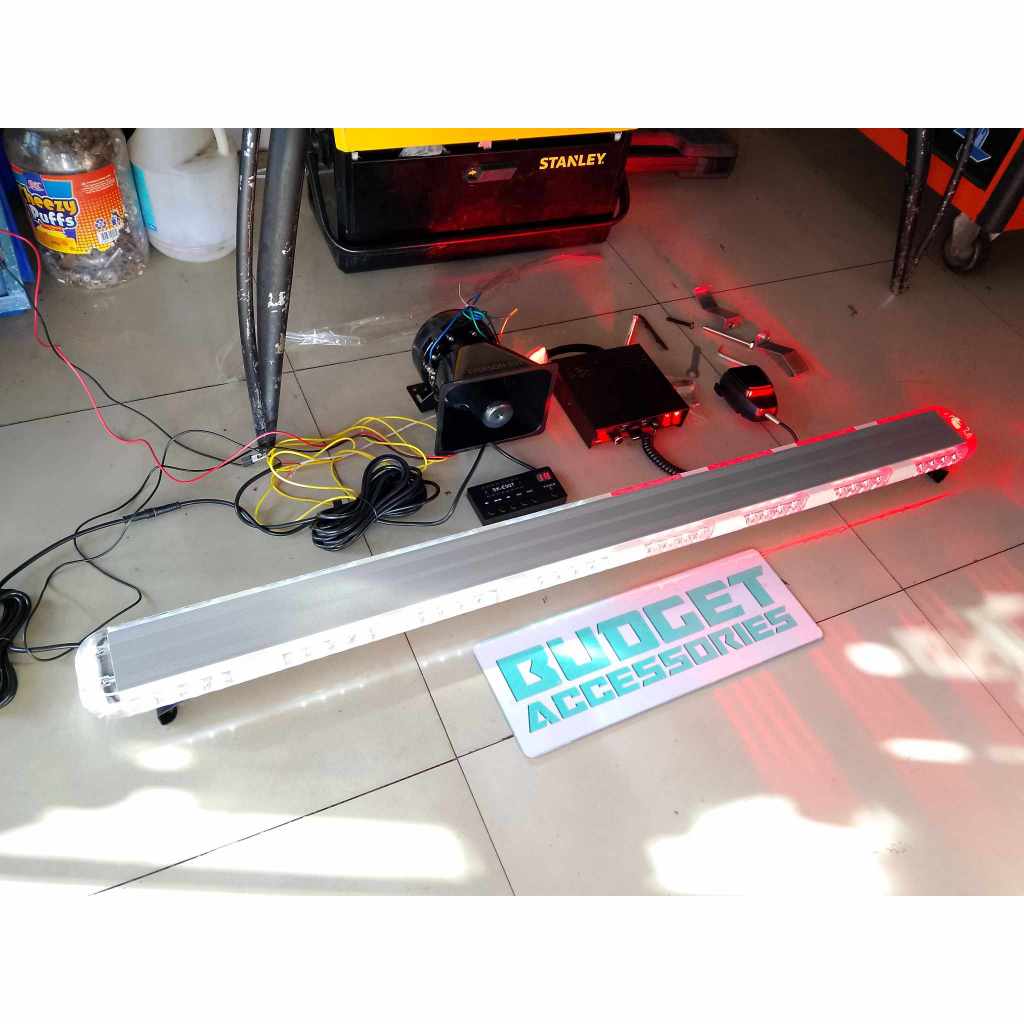 Emergency Light Ambulance Light Blinker Light Red and White Slim Type ...