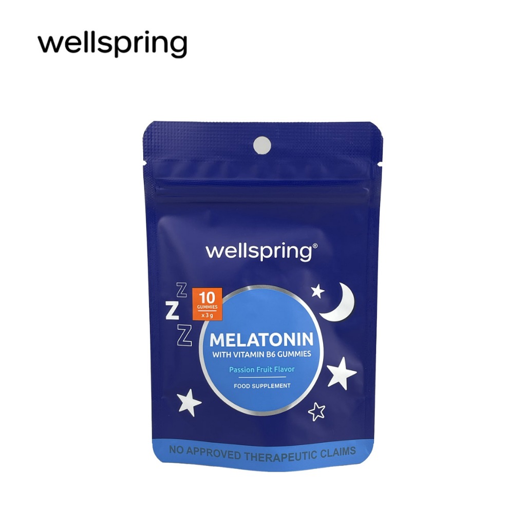 Wellspring Melatonin for Sleep With Vitamin B6 and Passiflora Extract ...