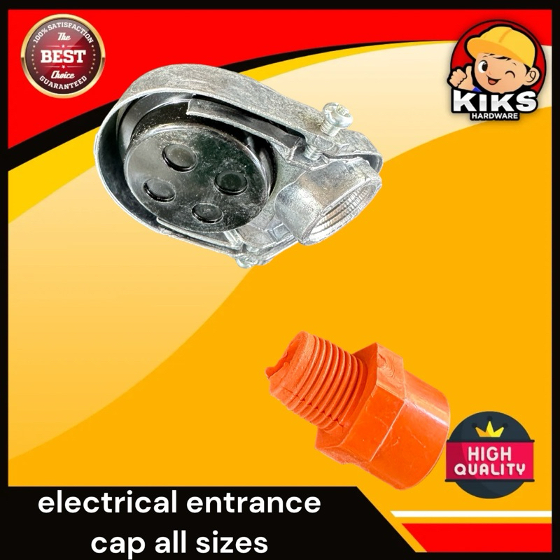 Electrical Entrance Cap 1/2, 3/4, and 1inch with male adapter 1SET ...