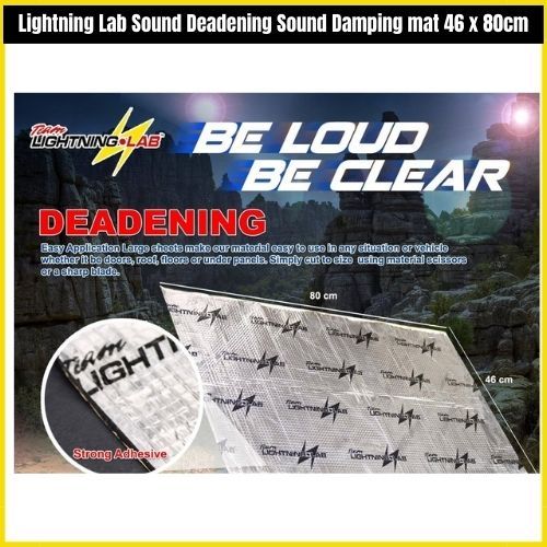 Lightning Lab Sound Deadening Sound Damping mat 46 x 80cm | Shopee ...