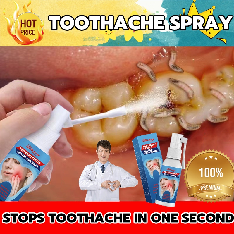 Toothache Spray 20ml Fast Pain Relief Plant Extracts Hormone Free ...